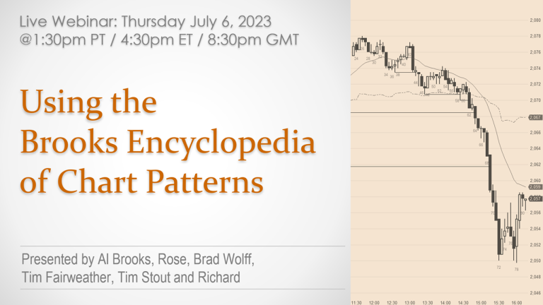 Using the Brooks Encyclopedia of Chart Patterns | Brooks Trading Course